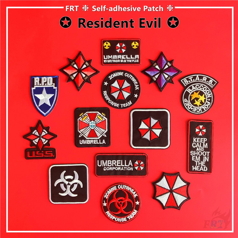 ☸ Resident Evil：Umbrella Corporation / USS / RPD Self-adhesive Sticker ...