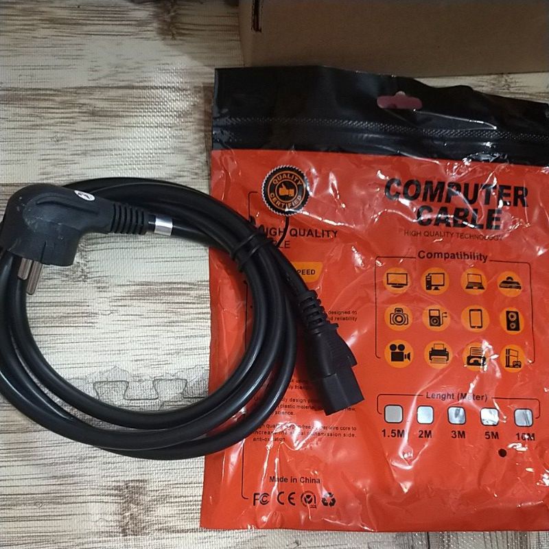 Magic com/ cpu power cable (thick) | Shopee Malaysia
