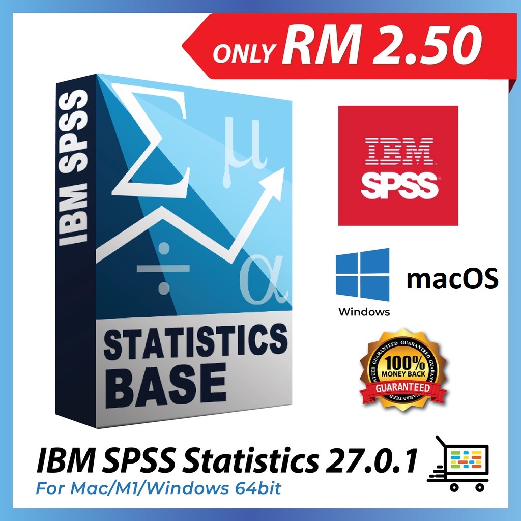 IBM SPSS Statistics Standard Grad Pack Windows/Mac, 01/08/2024
