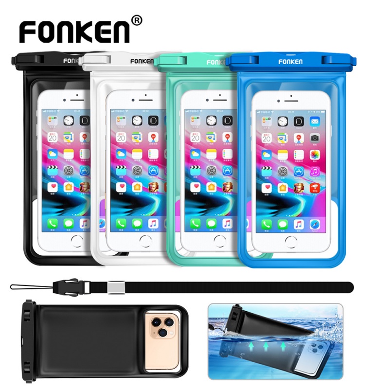 FONKEN Universal Waterproof Phone Case Floating Airbag Float Bag ...