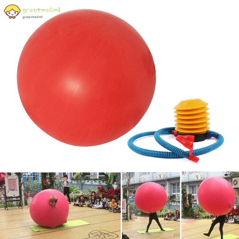 72 Inch Latex Giant Human Egg Balloon Round Climb-in Balloon for Funny ...