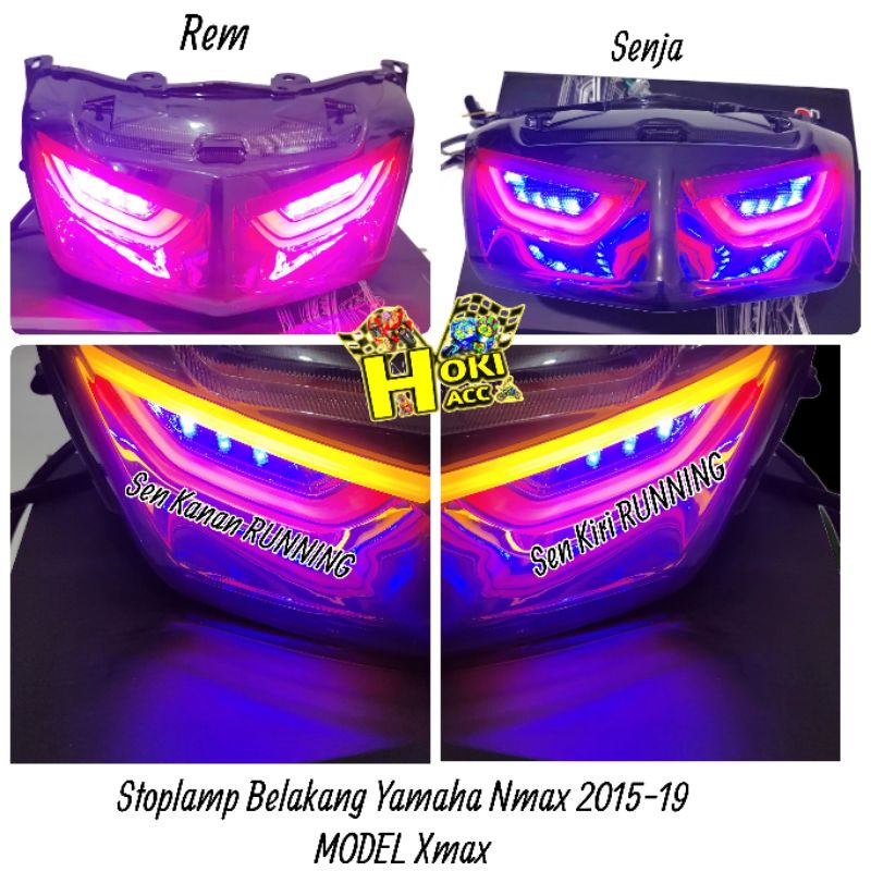 Nmax Old 2015-2019 Xmax CR7 Model - Nmax Variation Rear Light | Shopee ...