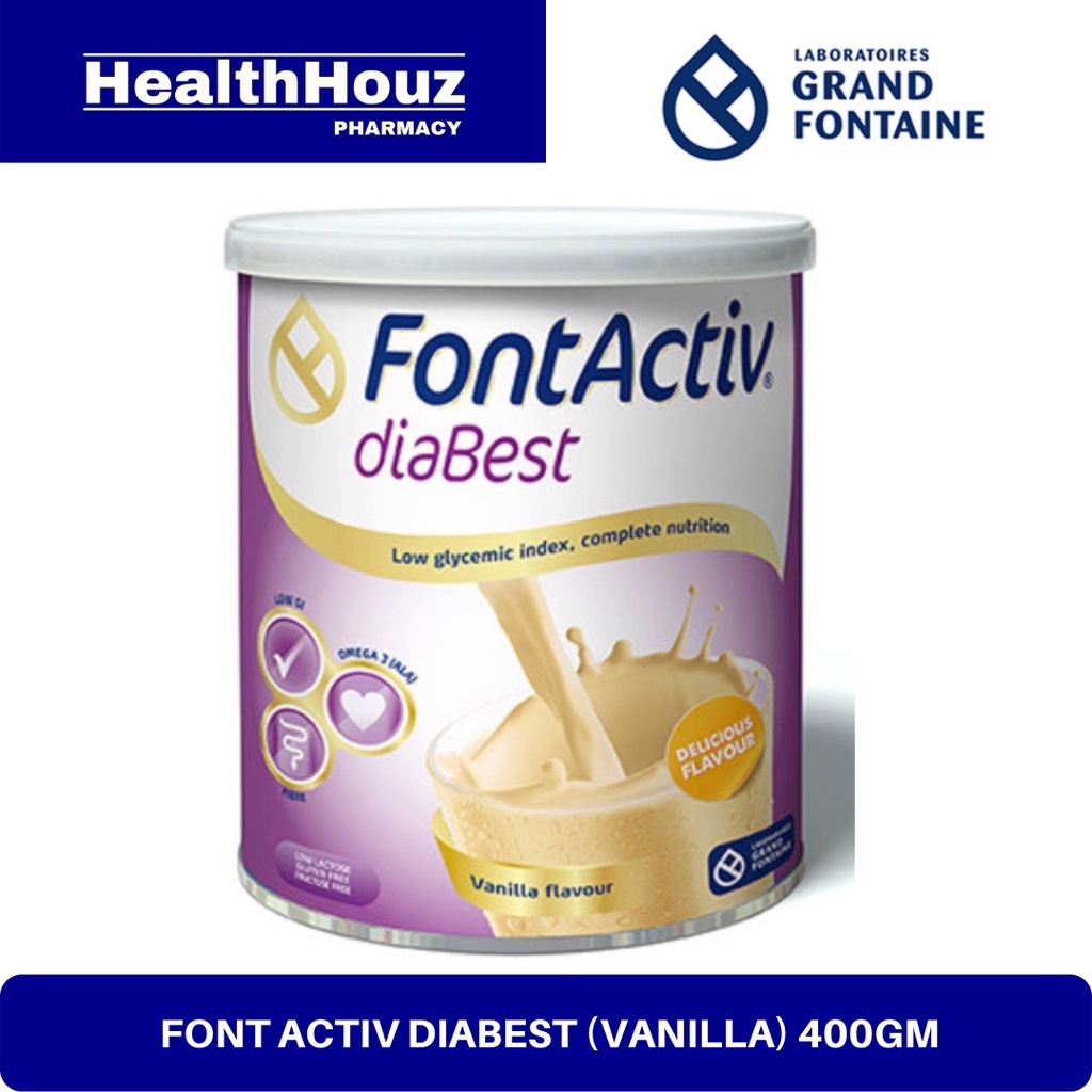 FONTACTIV DIABEST (VANILLA) 400GM | Shopee Malaysia