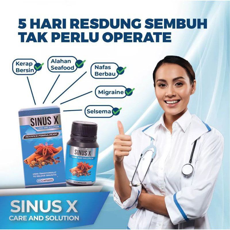 🔥🔥SINUS X 💯% DISAHKAN ORIGINAL® HQ‼️READY STOCK (POST TODAY) UBAT ...