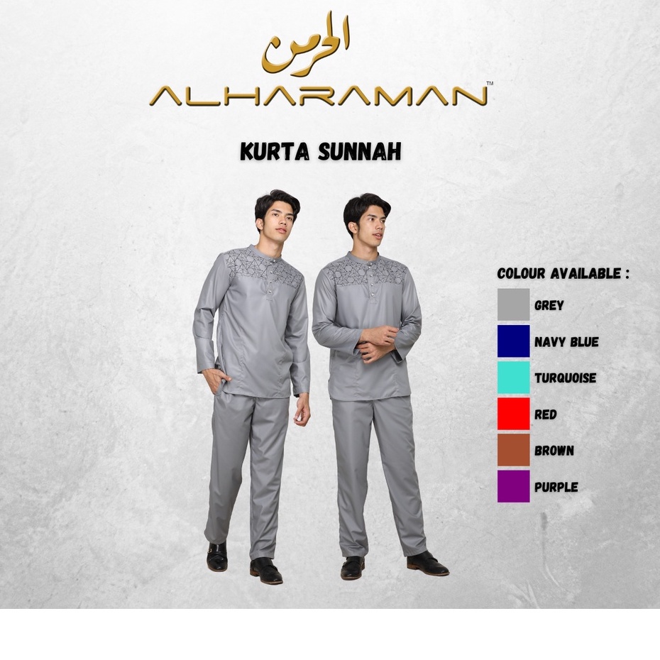 Kurta Sunnah Kurta Set Seluar / Kurta Raya / Baju Raya / Baju Melayu ...