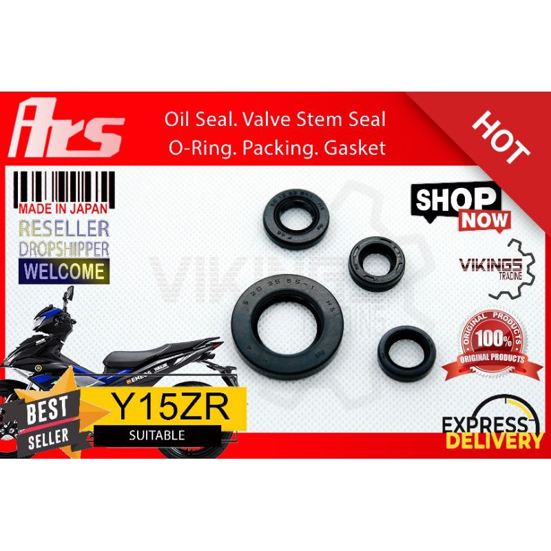 JAPAN ARS Y15ZR Y15 Y15Z 15ZR V1 V2 OIL SEAL SET COMPLETE OVERHAUL OIL SEAL SET | Shopee Malaysia