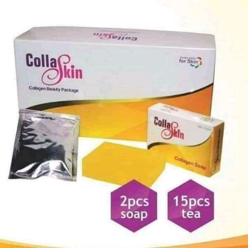 Collaskin COLLAGEN BEAUTY PACKAGE (Sap + Tea) | Shopee Malaysia