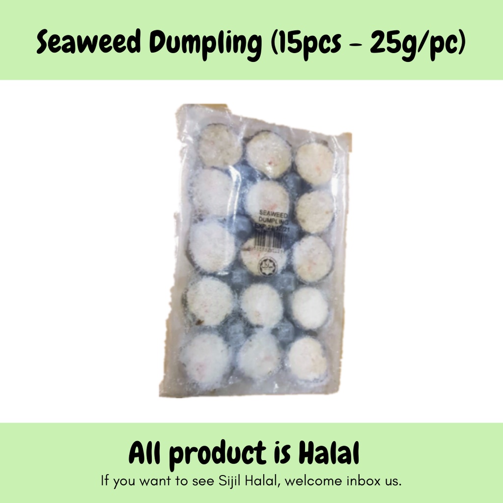 Seaweed Dumpling (15pcs - 25g/pc) | Shopee Malaysia