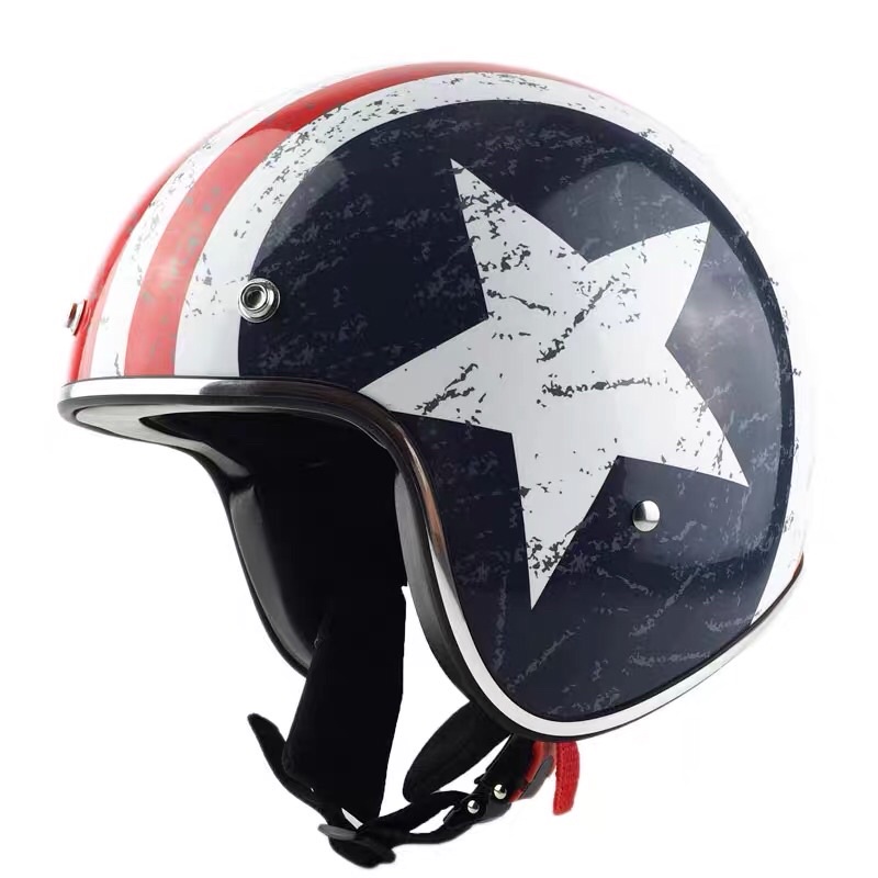 EXTRA BIG 4XL Motorcycle Helmet, Vespa, Cafe Racer, Harley | Shopee ...
