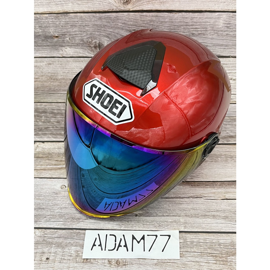 Shoei STICKER Helmet Murah siap visor rainbow / Helmet Bajet 2024 ...