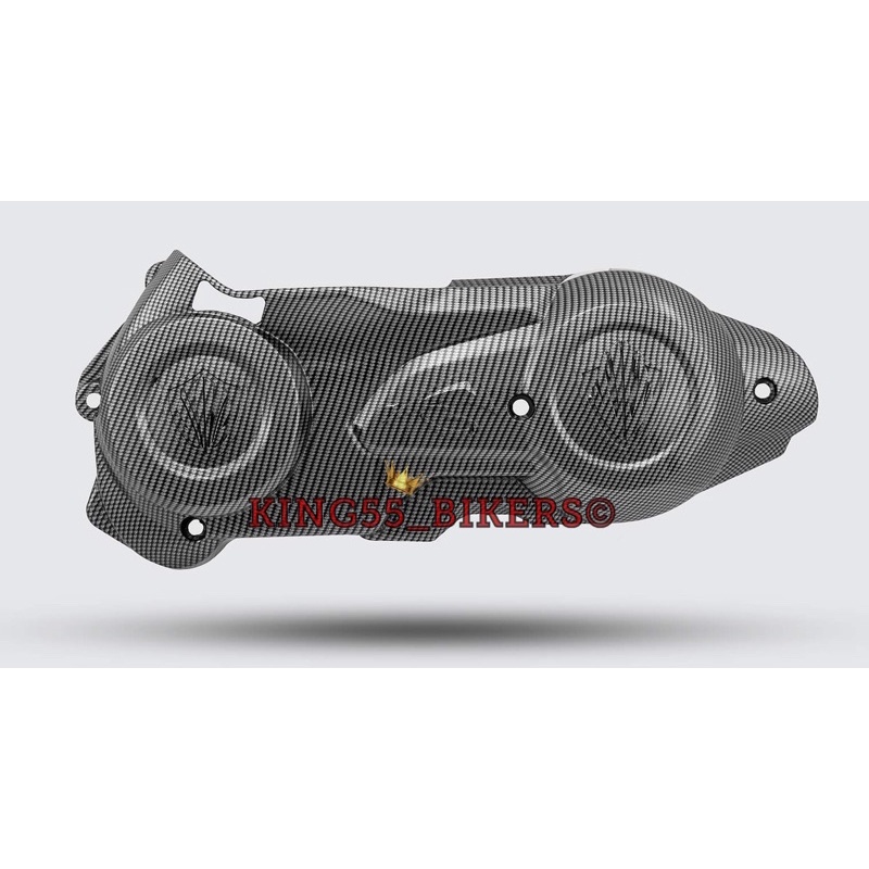 NVX155 V1 ENGINE COVER CARBON YAMAHA NVX-155 BELT BELTING ENJIN CASING ...