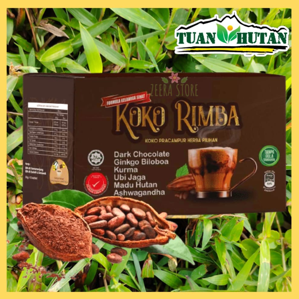 [Tuan Hutan] KOKO RIMBA - Minuman Berasaskan Koko Kesihatan Otak, Otot, Jantung Pilihan Lebih ...