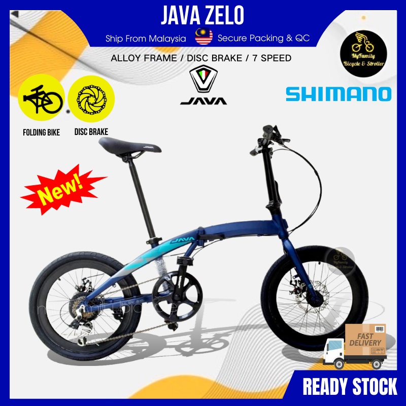 [MFB] Java Zelo Folding Bike 20" Basikal Lipat (7 Speed) With Shimano ...