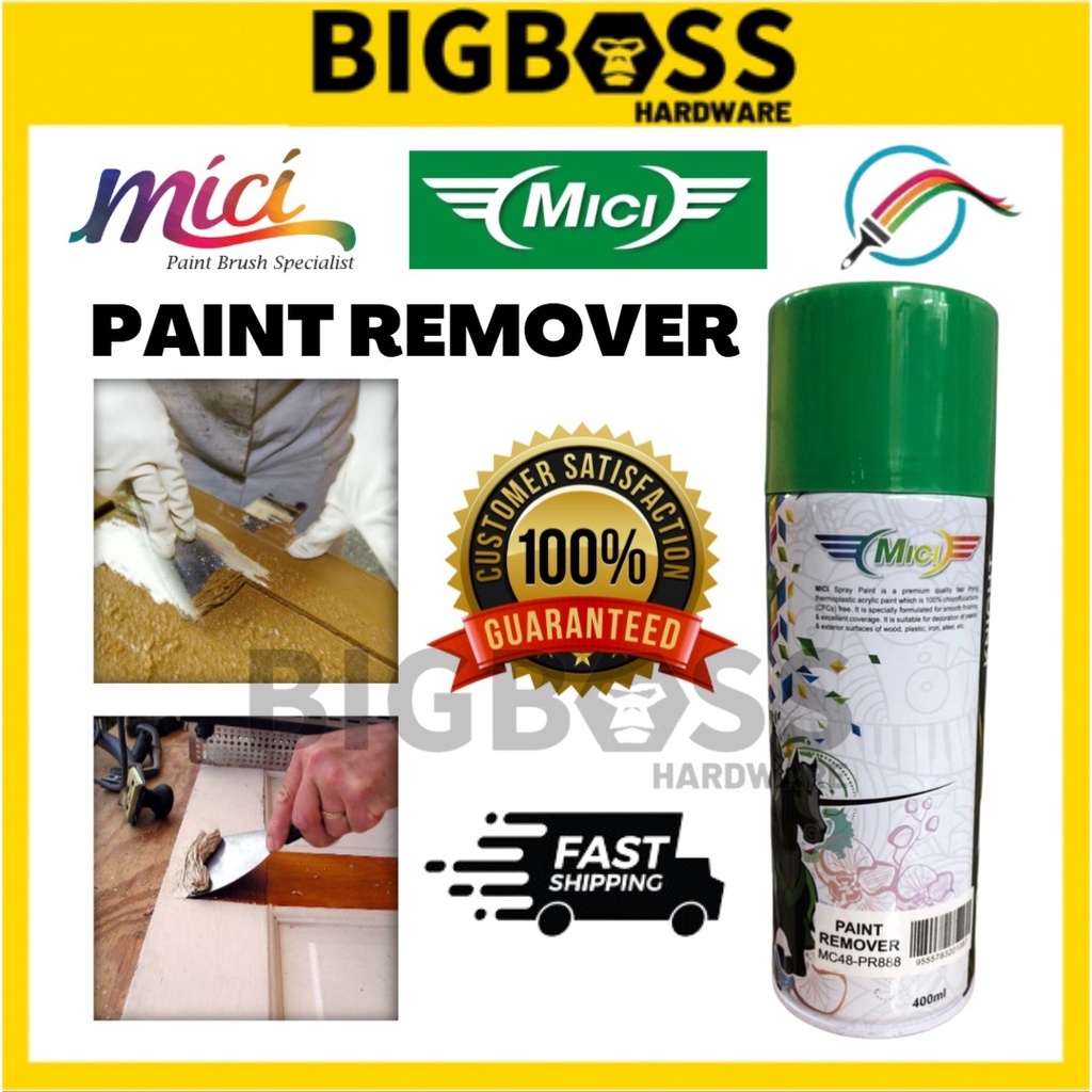 MICI Paint Remover Paint Remover Spray Aerosol Penanggal Cat 400ml ...