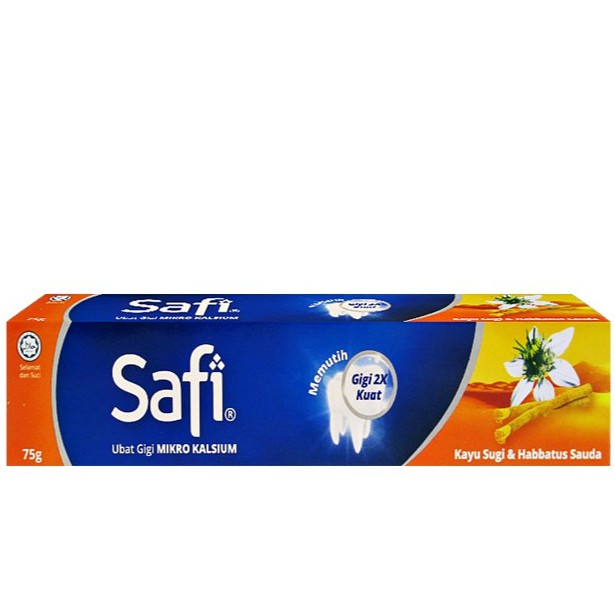 Safi Kayu Sugi & Habbatus Sauda Toothpaste 250g | Shopee Malaysia