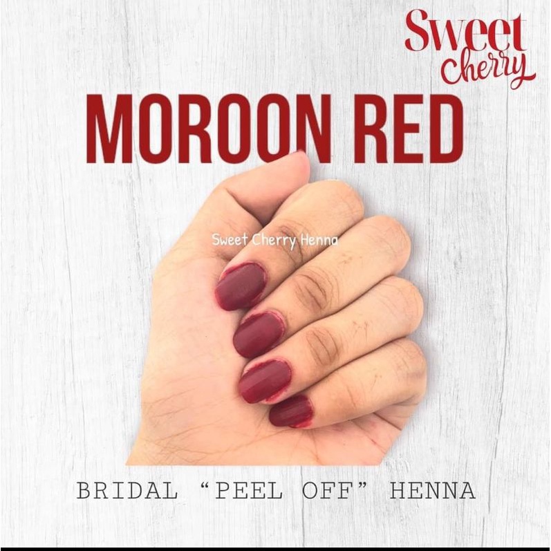 inai sweet cherry (maroon red) | Shopee Malaysia