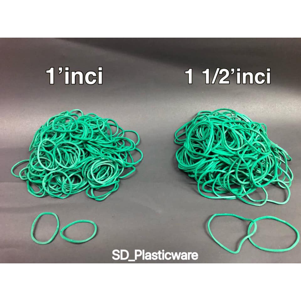 Rubber Band (Getah)- 1'inci / 1 1/2 inci-1kg | Shopee Malaysia