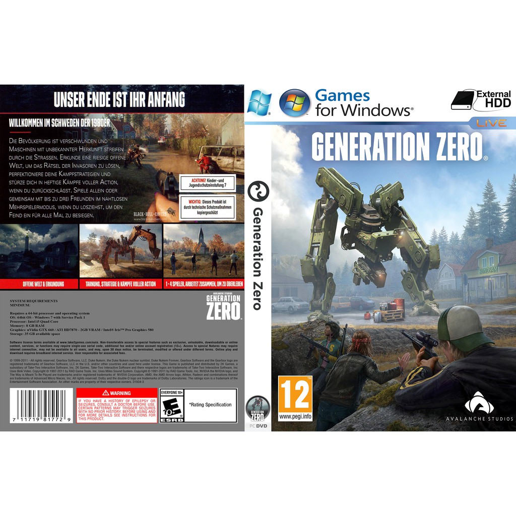 GENERATION ZERO ULTIMATE BUNDLE PC GAME Offline [Pendrive INSTALLATION] | Shopee Malaysia