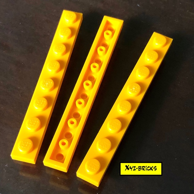 Lego PARTS 6192205 - Plate 1x8 Flame Yellowish Orange | Shopee Malaysia