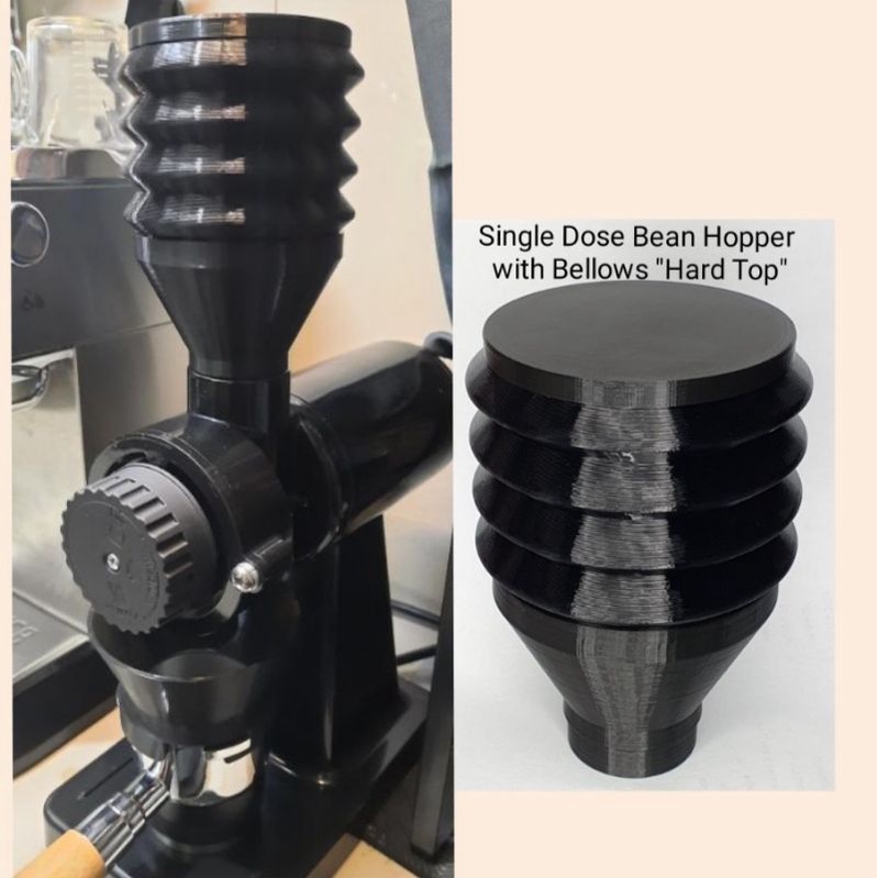 600N Single Dose Hopper w/ Durable TPE Bellows "Hard Top" and Spout ...