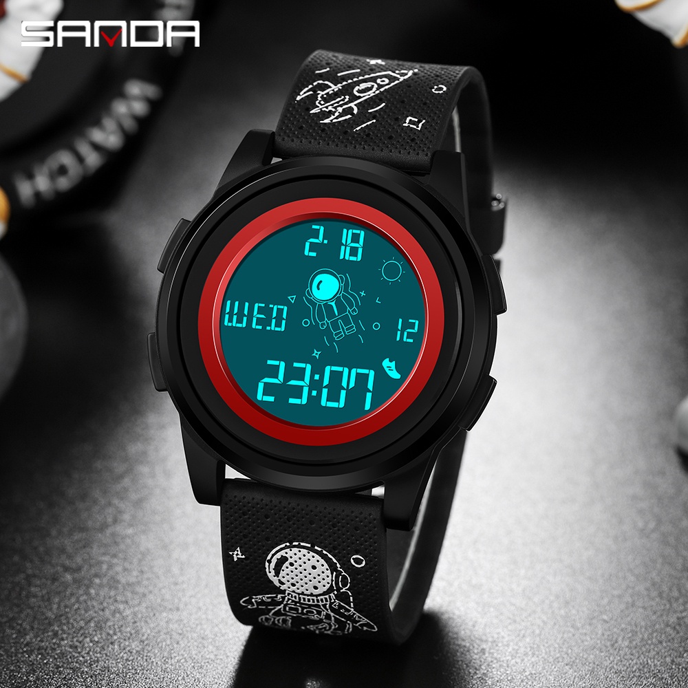 Sanda Neutral Romantic Cute Anime Cartoon Pattern Watch Leisure Sports ...
