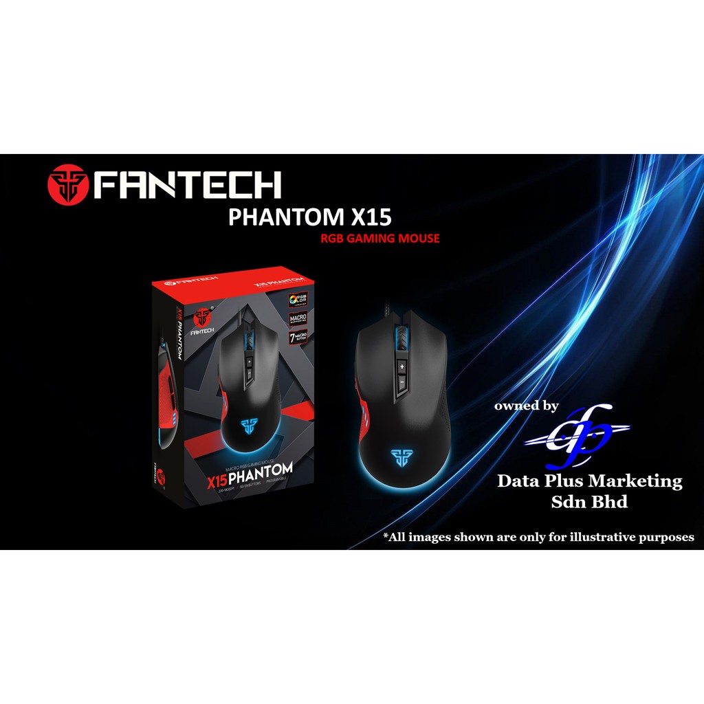 Fantech PHANTOM X15 RGB GAMING MOUSE | Shopee Malaysia