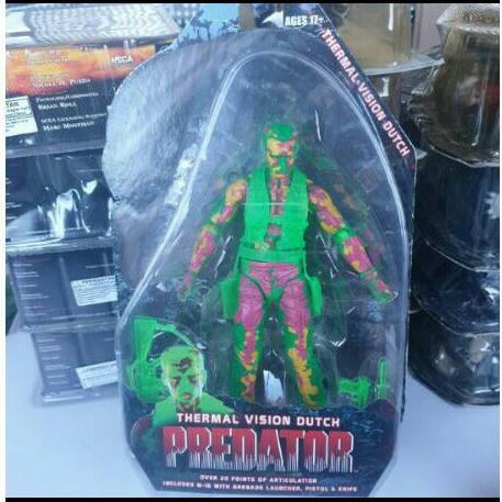 Original Dutch Neca Thermal Vision Predator Figure | Shopee Malaysia