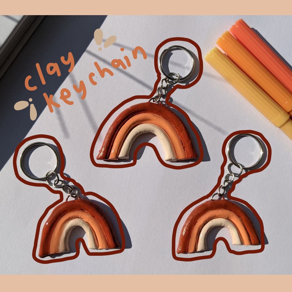ON SALE !! Rainbow Series Clay Keychain | Shopee Malaysia