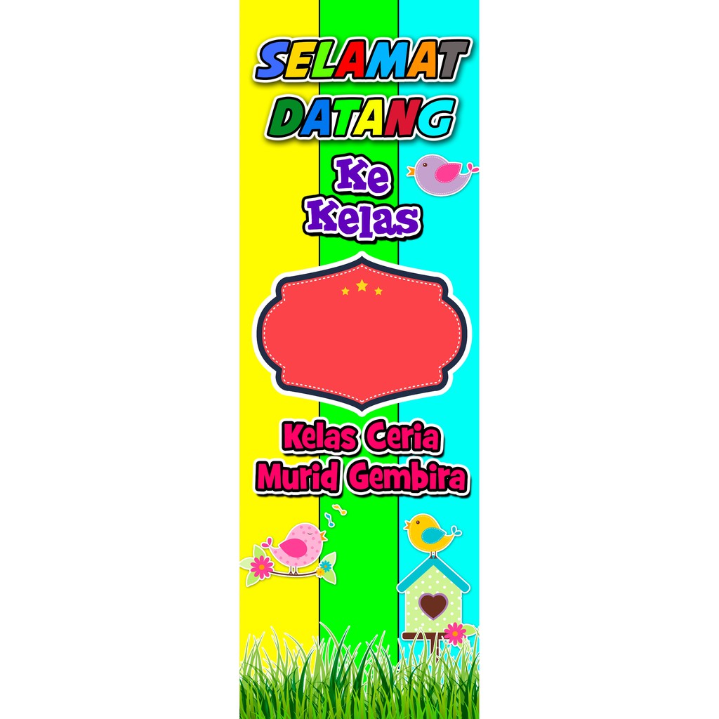 Bunting Pintu Kelas Selamat Datang | Shopee Malaysia