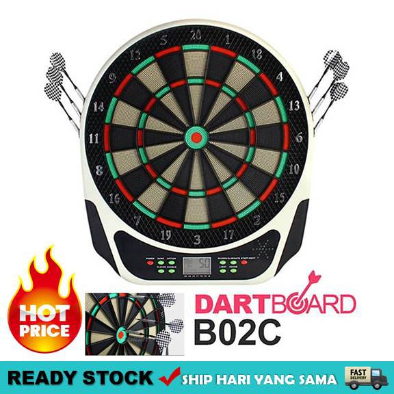BORONG! B02C Dartboard Permainan Papan Dart Jenis Digital | Shopee Malaysia