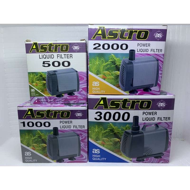 ASTRO POWER LIQUID FILTER PUMP 500, 1000, 2000 & 3000 | PUMP AQUARIUM ...