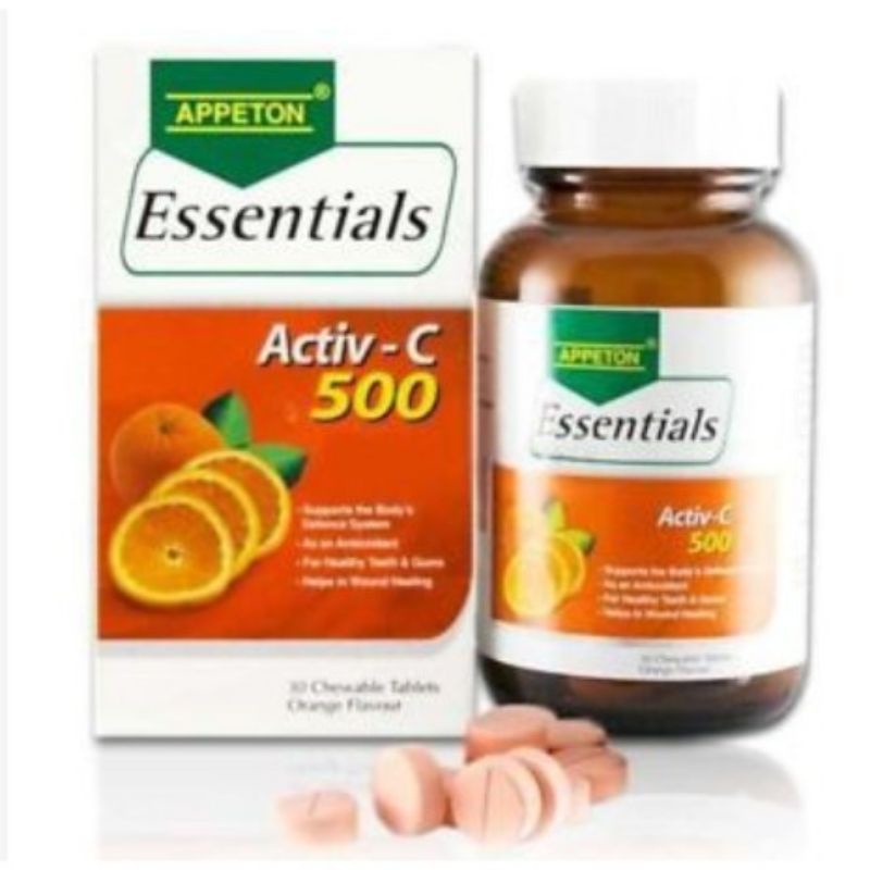 Appeton Essentials Activ-C 500mg 30's | Shopee Malaysia
