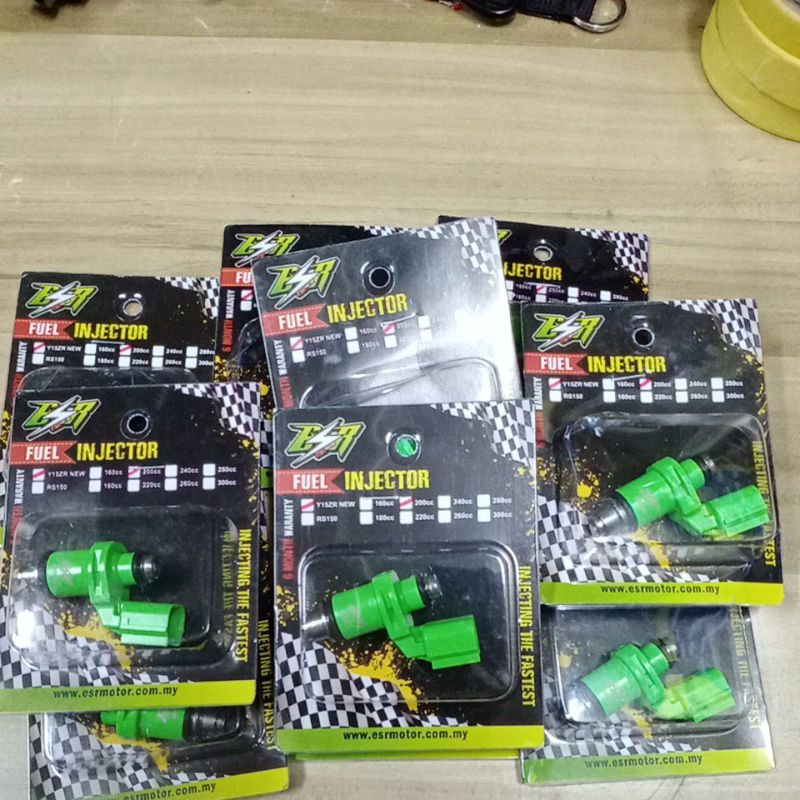 ESR FUEL INJECTOR RS150 & Y15ZR V2 size 160/180/200/220/240/260/280 ...