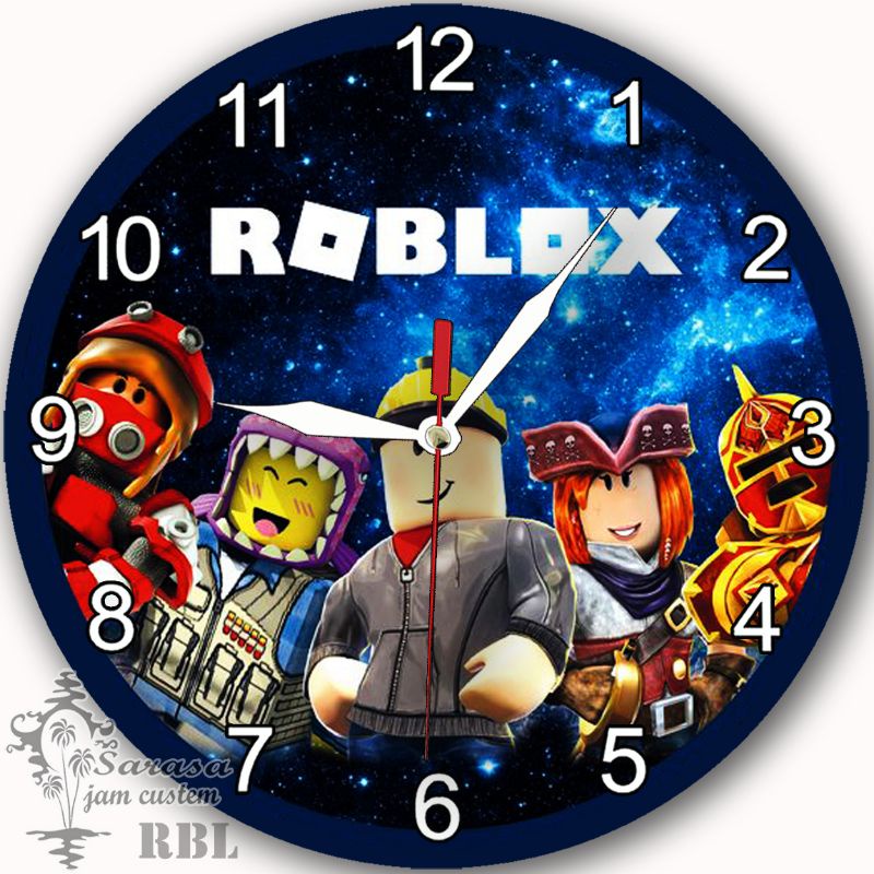 Roblox CARTOON CUSTOM WALL CLOCK | Shopee Malaysia