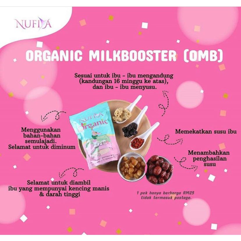 NUFIYA ORGANIC MILK BOOSTER | Shopee Malaysia