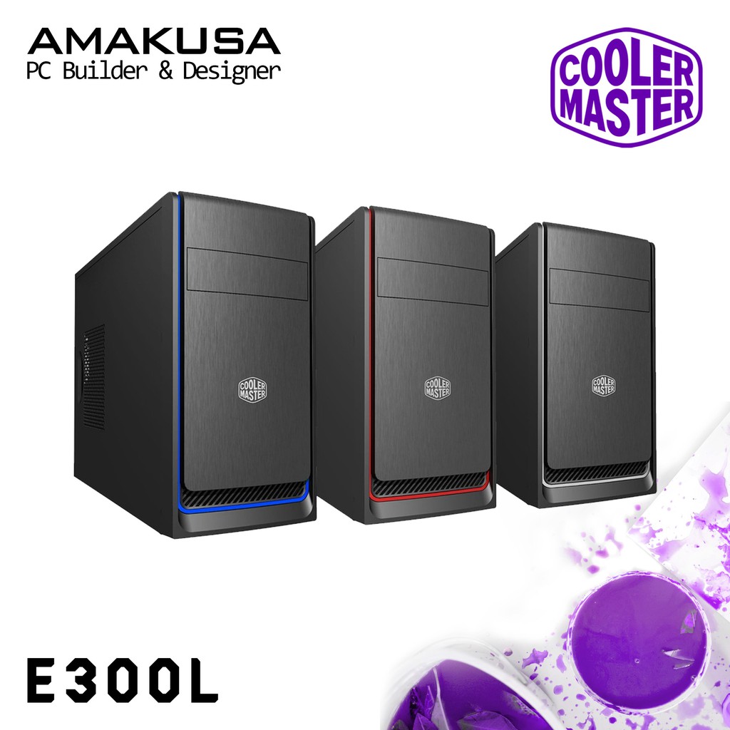 Cooler Master MasterBox E300L MAtx PC Case Chassis Casing AMAKUSA | Shopee Malaysia