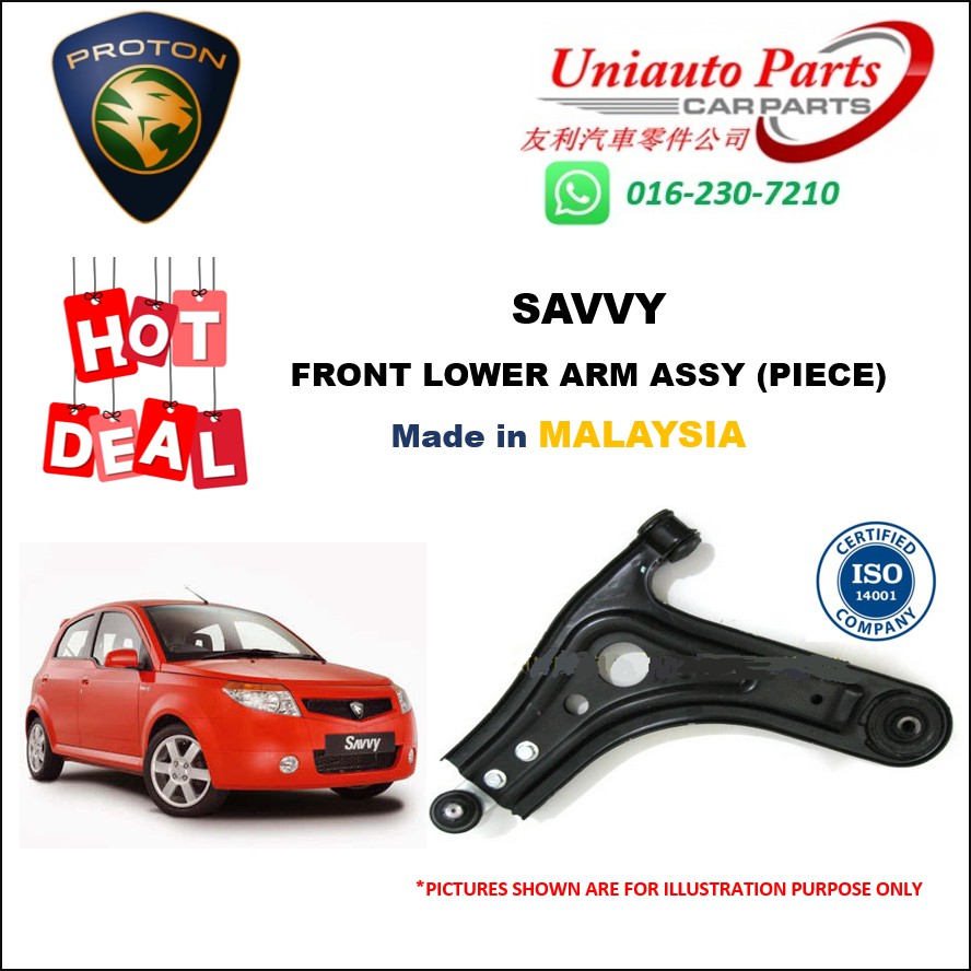 PROTON SAVVY FRONT LOWER ARM ASSY (PIECE) | Shopee Malaysia