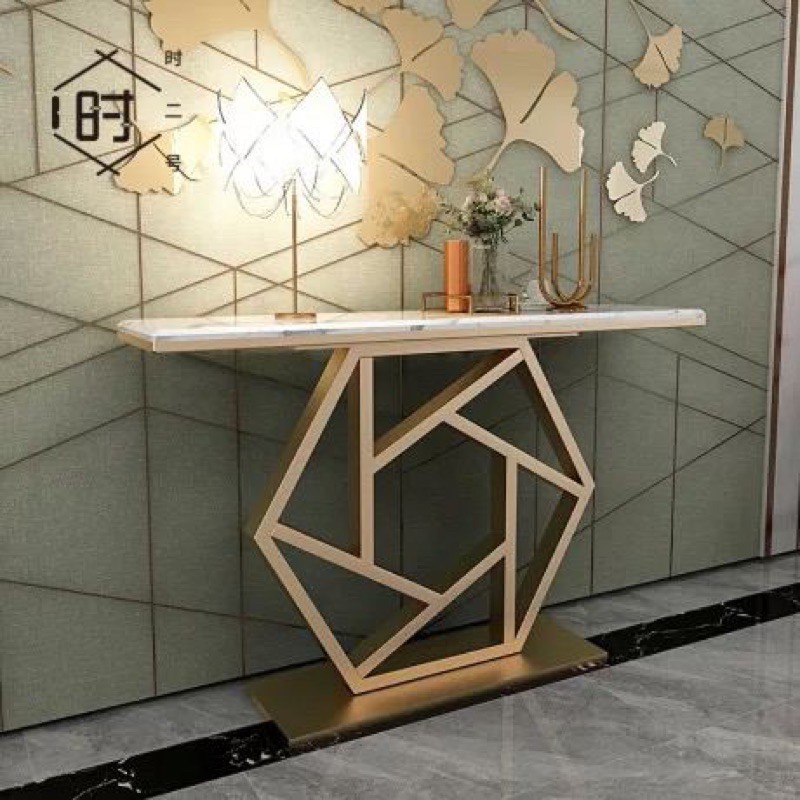 HEXAGON CONSOLE METAL 🔥 meja hiasan | Shopee Malaysia