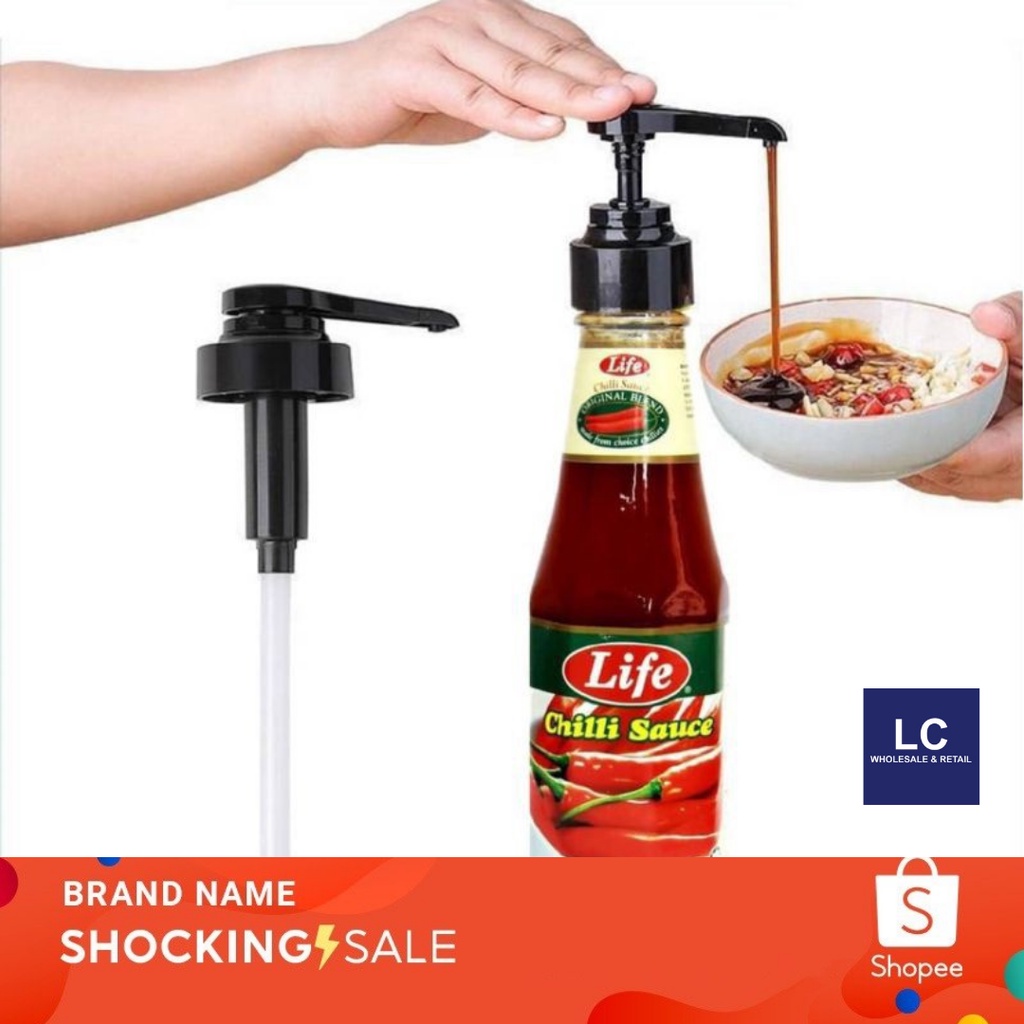 Multifunction Sauce Pump Push-type Household Syrup Bottle Nozzle ...