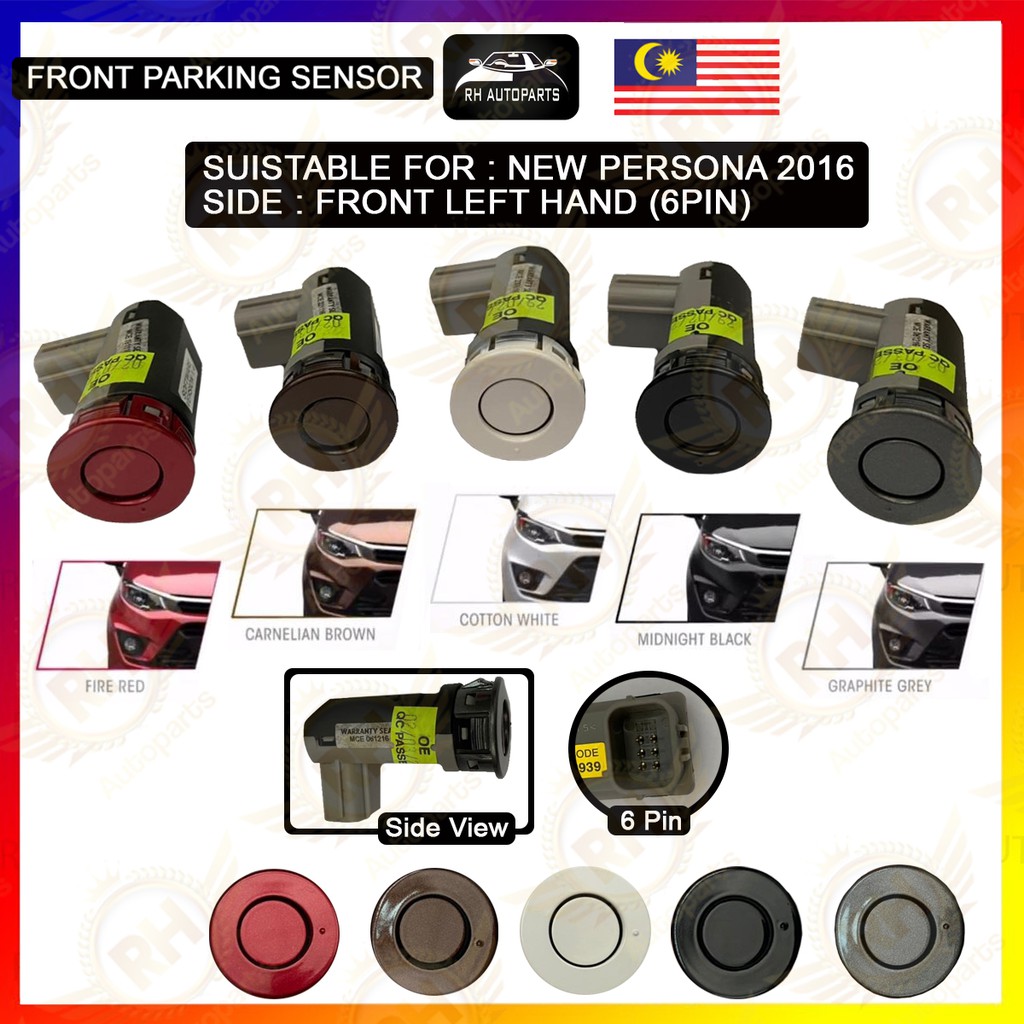 Original Proton New Persona 2016 Front Rear Parking Sensor Reverse ...