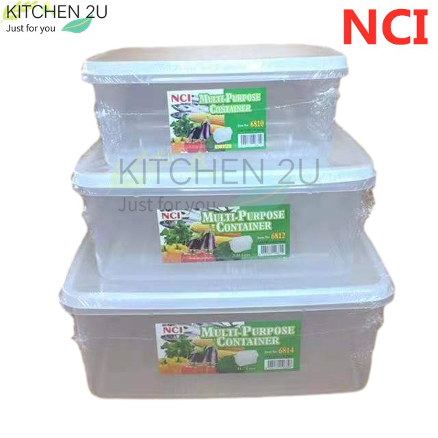 #Ready Stock#NCI Multipurpose Container / Rectangular Food Container ...