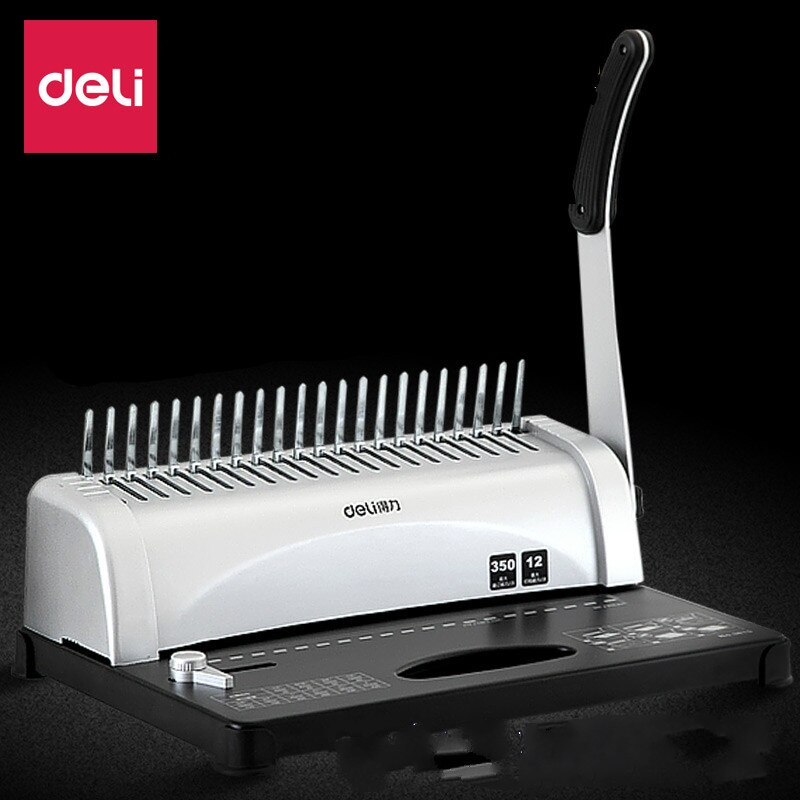 Deli 3870 Binding Machine Books binding 350 Sheet 21 holes 12 Sheets ...