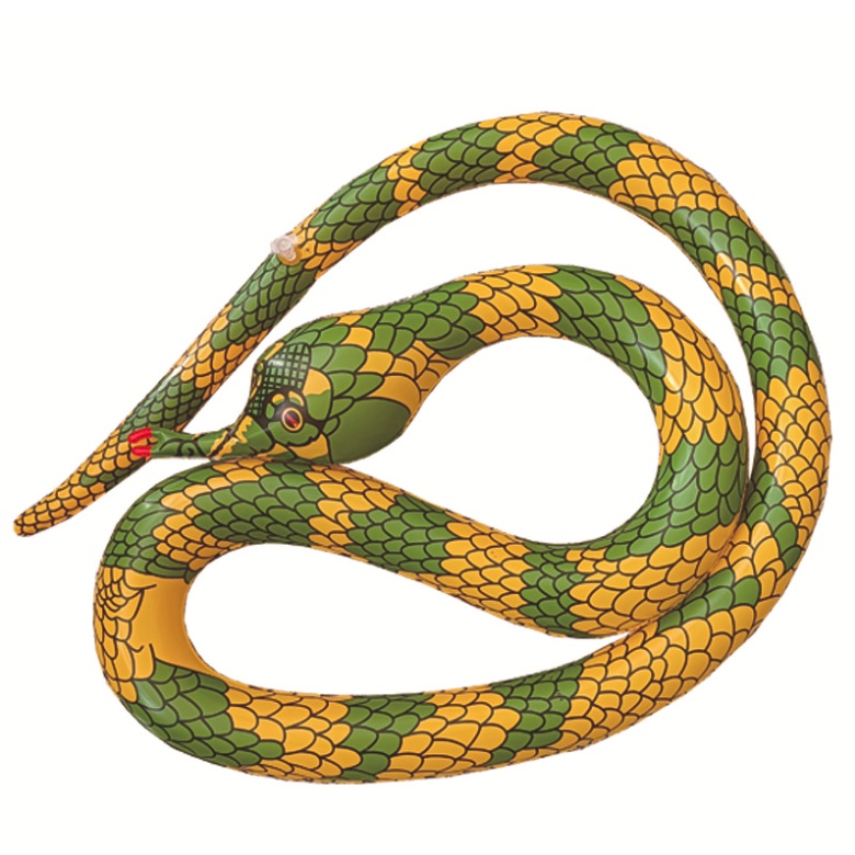 ULAR PLASTIK HALAU KERA Inflatable Plastic Snake Blow Up Snake for ...