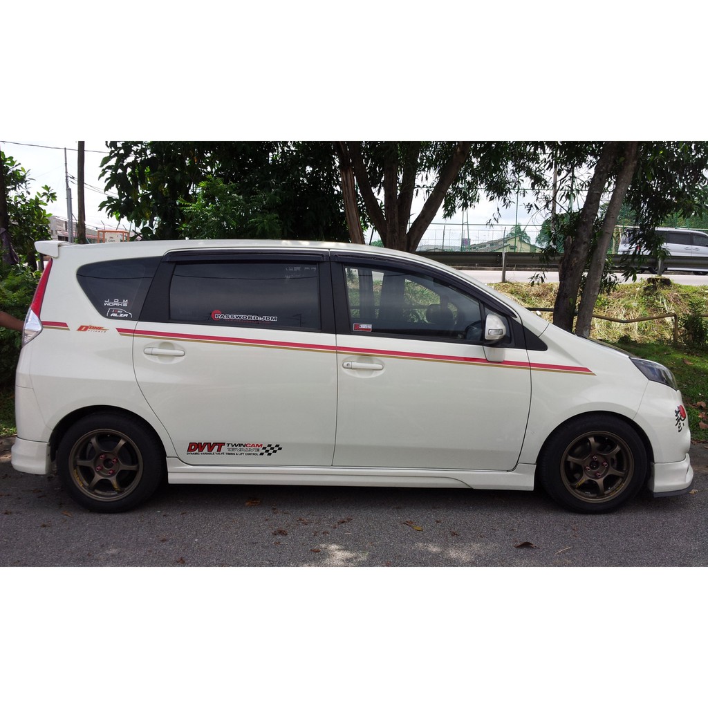 CARS STICKER DVVT KOTAK KOTAK PERODUA ALZA PASSO SETTE BOON ADVANCED ...