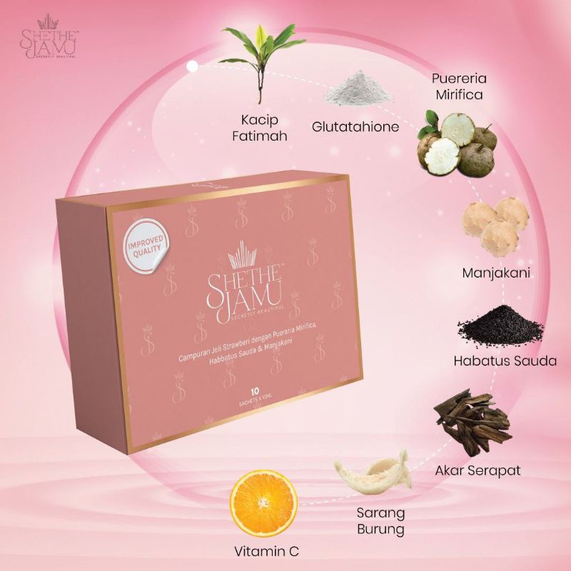SHE THE JAMU JELLY (RESTOCK DEC) ... PINKY :STJM-01-26-01 with sarang ...