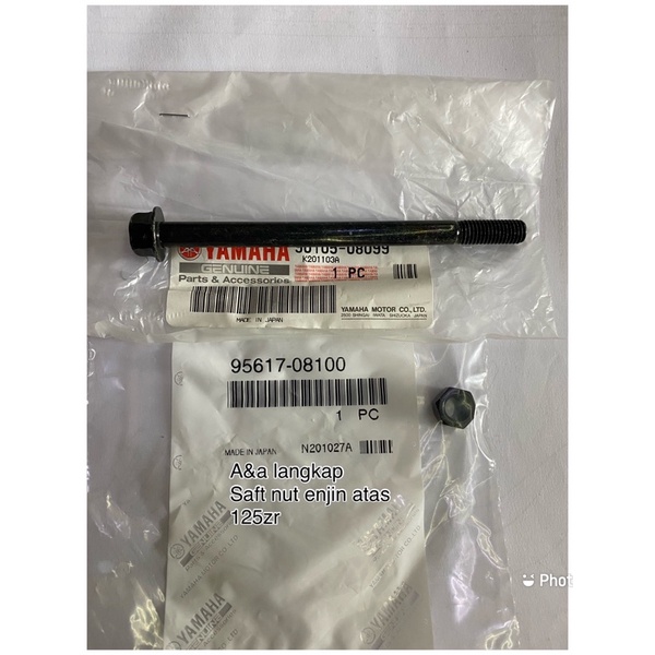 saft & nut enjin atas 125zr original japan | Shopee Malaysia