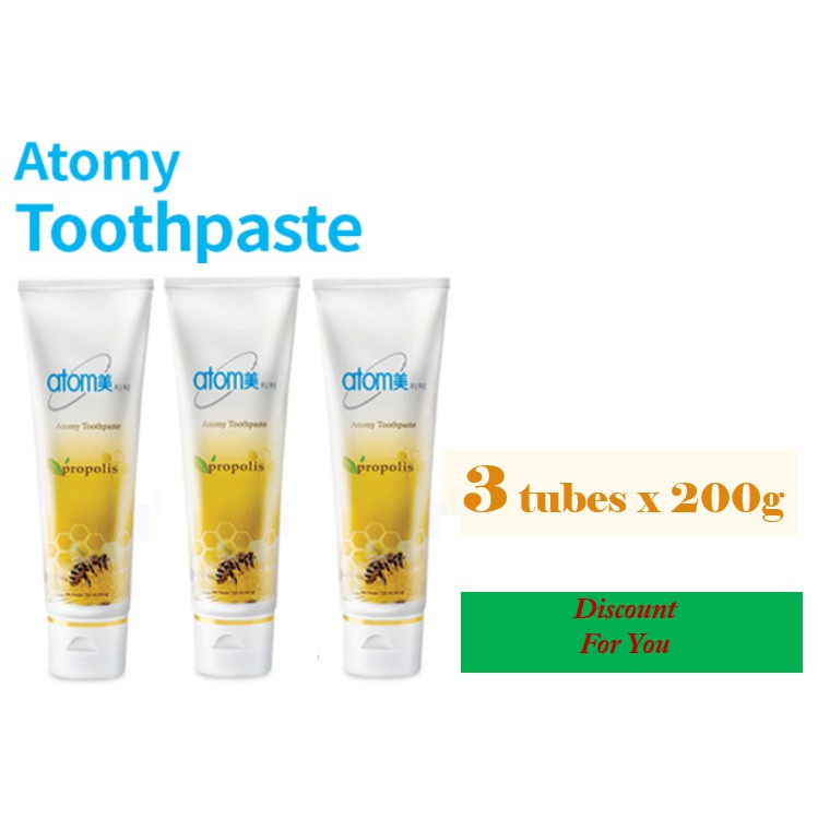 Atomy Propolis Toothpaste [3 tubes]口腔护理蜂胶牙膏 | Shopee Malaysia