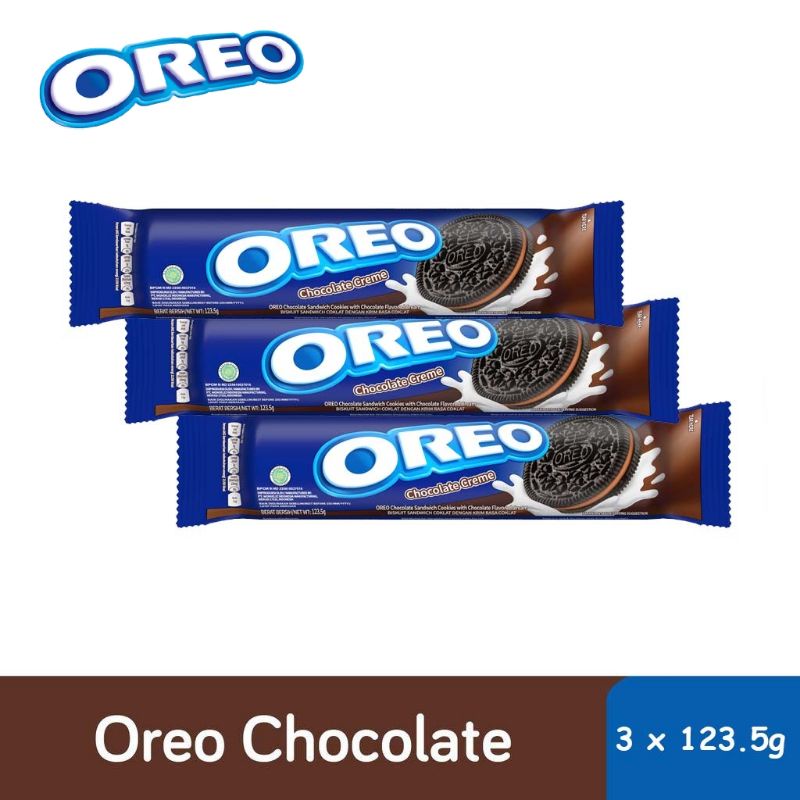 Oreo Chocolate Creme (123.5g x 3) | Shopee Malaysia