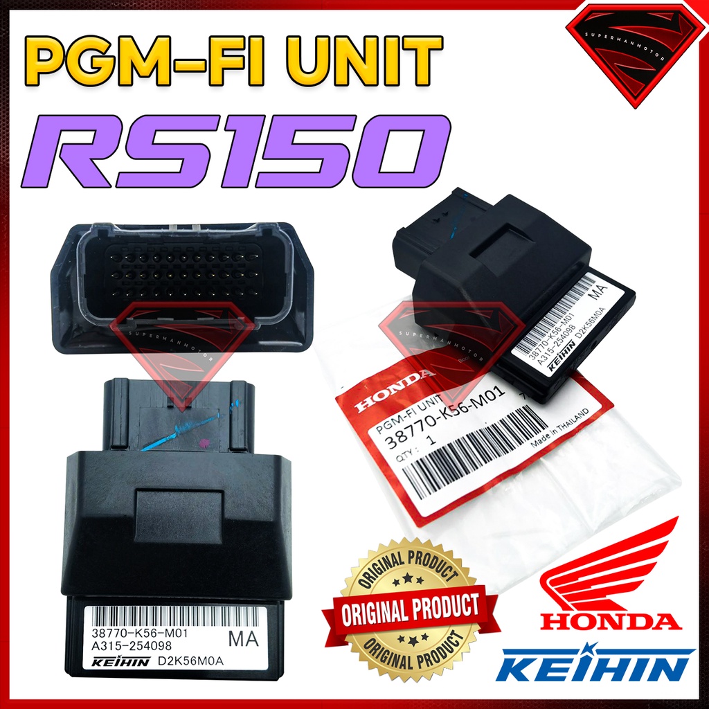 100% ORIGINAL HONDA RS RS150 V1 RS150R RS 150 ECU / PGM-FI UNIT CDI ...