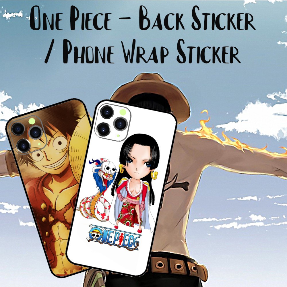 One Piece DIY Phone Back Sticker for Redmi / Xiaomi / Poco All model ...